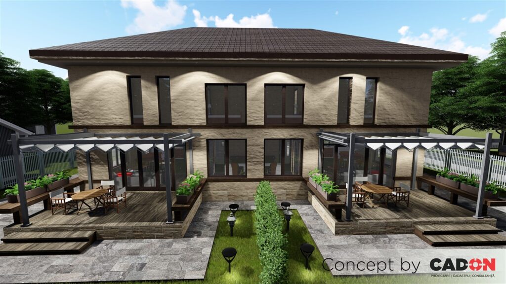 Proiect duplex- parter si etaj-121mp- Avangarde | Cad-On | Firma de ...